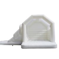 China Kids' Customized Color PVC Pastel Pink and White Inflatable Jumping Castle for Wedding for sale