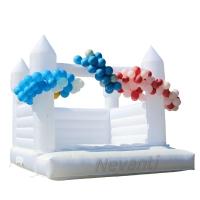 China White Inflatable Bouncer Castle The Perfect Addition to Wedding Celebrations for sale
