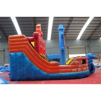 China Highly Durable Popular Inflatable Pirate Ship Water Slide Jumping Castles With Prices for sale