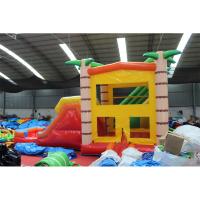 China Customized Color and Size Kids Bounce House with Slide Commercial Grade for sale