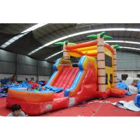 China Customized Color and Size Kids Bounce House with Slide Commercial Grade for sale