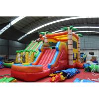 China Customized Color and Size Kids Bounce House with Slide Commercial Grade for sale