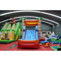 China Customized Color and Size Kids Bounce House with Slide Commercial Grade for sale