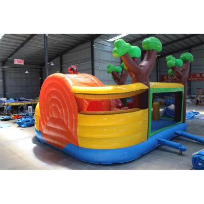 China Kids' Jumping Castle Inflatable Bouncer with Slide and Custom Logo Printing for sale