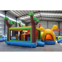China Kids' Jumping Castle Inflatable Bouncer with Slide and Custom Logo Printing for sale