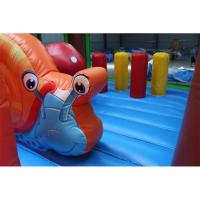 China Kids' Jumping Castle Inflatable Bouncer with Slide and Custom Logo Printing for sale