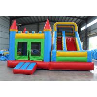 China Kids' Indoor Amusement Equipment Inflatable Castle with Slide and Repair Kit for sale