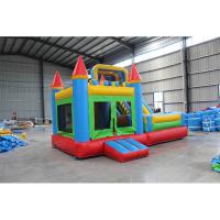 China Kids' Indoor Amusement Equipment Inflatable Castle with Slide and Repair Kit for sale