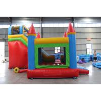China Kids' Indoor Amusement Equipment Inflatable Castle with Slide and Repair Kit for sale