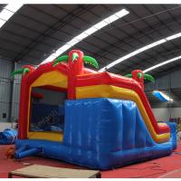 China Repair Kit Accessory Included Inflatable Bounce House Tiger Castle with Slide Combo for sale