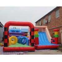 China 80ft Long Inflatable PVC Obstacle Course with Customized Color and Size for sale