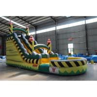 China Customized Size Inflatable Water Slide for Adults Commercial Backyard Kids Pool Slide for sale