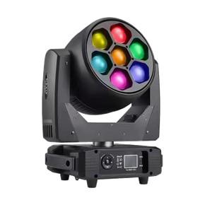 China 7X40W RGBW Moving Head LED Wash Stage Lighting 4 in 1 350W 9° - 44° Zoom for sale