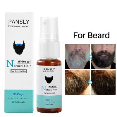 China Private Label Beard Oil Spray Anti Grey Hair Regrow Treatment 60ml for sale