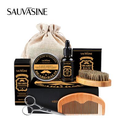 China OEM Herbal Men Beard Grooming Products Beard Growth Kit for sale