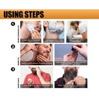 China OEM Herbal Men Beard Grooming Products Beard Growth Kit for sale