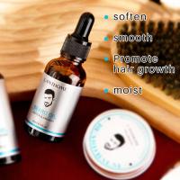 China Organic Beard Growth Oil 30ml Soften Smooth Nourishing Men Beard Care Product for sale