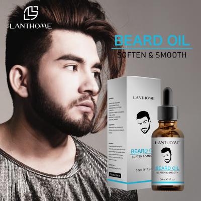 China Organic Beard Growth Oil 30ml Soften Smooth Nourishing Men Beard Care Product for sale