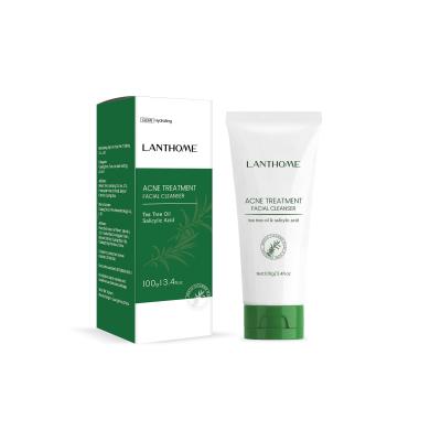 China FDA Tea Tree Face Wash Anti Acne Salicylic Acid Acne Treatment 200ml for sale