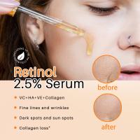 China Retinol 2.5% Vitamin C Anti Wrinkle Serum Remove Dark Spots Collagen 30ml for sale
