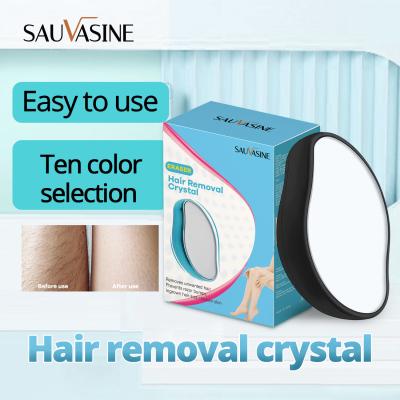 China ODM Organic Crystal Hair Remover Painless Nano-Crystalline Technology Reusable Hand Leg Body Hair Eraser for sale