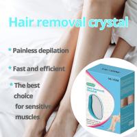 China ODM Organic Crystal Hair Remover Painless Nano-Crystalline Technology Reusable Hand Leg Body Hair Eraser for sale