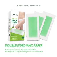 China Painless Wax Strips Hair Remover for Body Bikini Arms 90-98% Hair Removal for sale