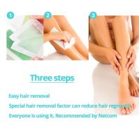 China Painless Wax Strips Hair Remover for Body Bikini Arms 90-98% Hair Removal for sale
