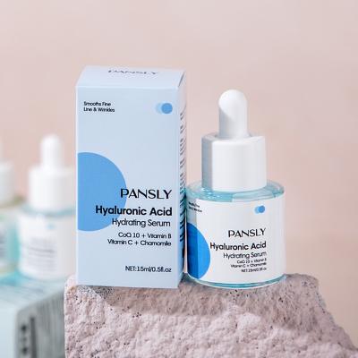 China Custom 15ml Hyaluronic Acid Serum with Vitamin C Anti Aging Hydrating Facial Repair for sale