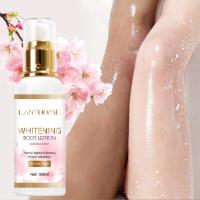China Body Whitening Cream Moisturizing Milk Lotion 100ml for Black Skin Dark Spots Removal for sale