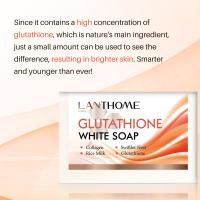 China Anti Aging Glutathione Soap for Face Body Whitening Lightening Radiant Skin Care 100g for sale