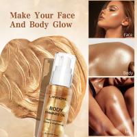China Organic Body Shimmer Oil Highlighter 30ml Waterproof Liquid Glow for Face and Body for sale