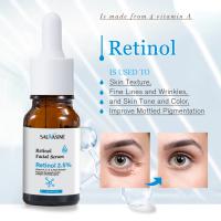 China 2.5% Retinol Face Serum Anti Aging Wrinkle Firming Brightening Hyaluronic Acid Vitamin E 10ml for sale