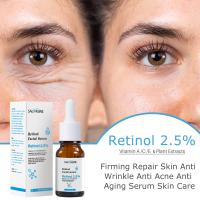 China 2.5% Retinol Face Serum Anti Aging Wrinkle Firming Brightening Hyaluronic Acid Vitamin E 10ml for sale