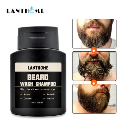 China Natural Organic Beard Wash Shampoo 30g for Men Beard Grooming Moisturizing Cleaner for sale