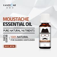 China Organic Beard Oil 20ml Apricot Grape Seed Moisturizing Moustache Essential Oil for sale