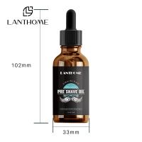 China Lanthome Beard Grooming Products Pre Shave Oil Lubricating for sale