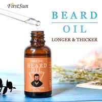 China Vitamin E Amino Acid Beard Oil 30ml Natural Beard Grooming Essential Oil for Men for sale