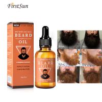 China Vitamin E Amino Acid Beard Oil 30ml Natural Beard Grooming Essential Oil for Men for sale
