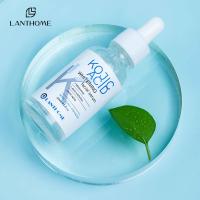 China Organic Kojic Acid Whitening Face Serum 30ml Licorice Extract Dark Spot Removal Oil Control for sale