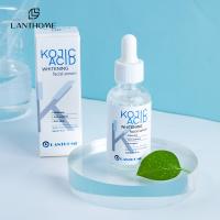 China Organic Kojic Acid Whitening Face Serum 30ml Licorice Extract Dark Spot Removal Oil Control for sale