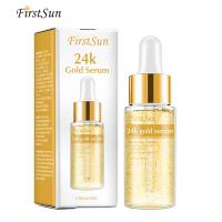 China Organic Lift 24k Gold Face Serum Moisturizing Essential Oil Firming 15ml Anti Aging Whitening for sale