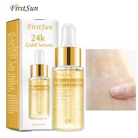 China Organic Lift 24k Gold Face Serum Moisturizing Essential Oil Firming 15ml Anti Aging Whitening for sale