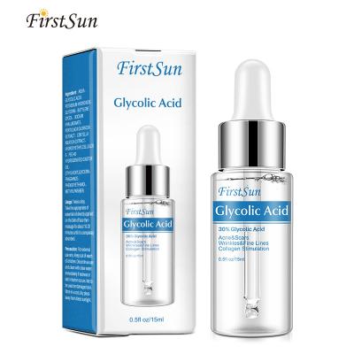 China 30% Glycolic Acid Face Serum Shrink Pores Brighten Skin Color 30ml for sale