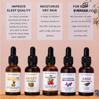 China MSDS Transparent Lavender Massage Essential Oil Sleeping Therapeutic Grade for sale