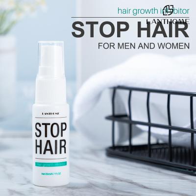 China Semi Permanent Hair Removal Spray 20ml Stop Hair Growth Painless Unisex for sale