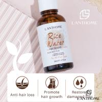 China Rice Hair Growth Essence 30ml Organic Ginger Extract Hair Repair Serum for Men Women for sale