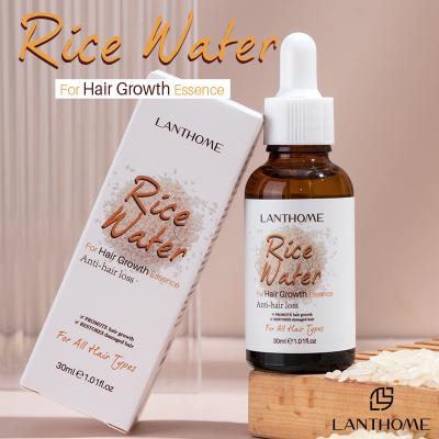 China Rice Hair Growth Essence 30ml Organic Ginger Extract Hair Repair Serum for Men Women for sale