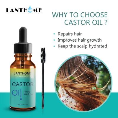 China OEM ODM Eyelash Growth Serum Tonic Hair Regrowth Castor Oil 10ml for sale