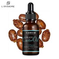 China Lanthome Eyelash Growth Black Castor Oil For Lash Growth 30ml / Bottle for sale